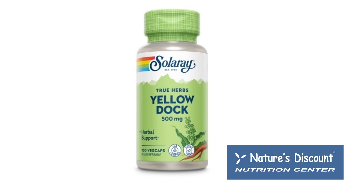 Nature's Discount S.Lucia - SOLARAY Yellow Dork Capsules, 500 Mg 100 ...